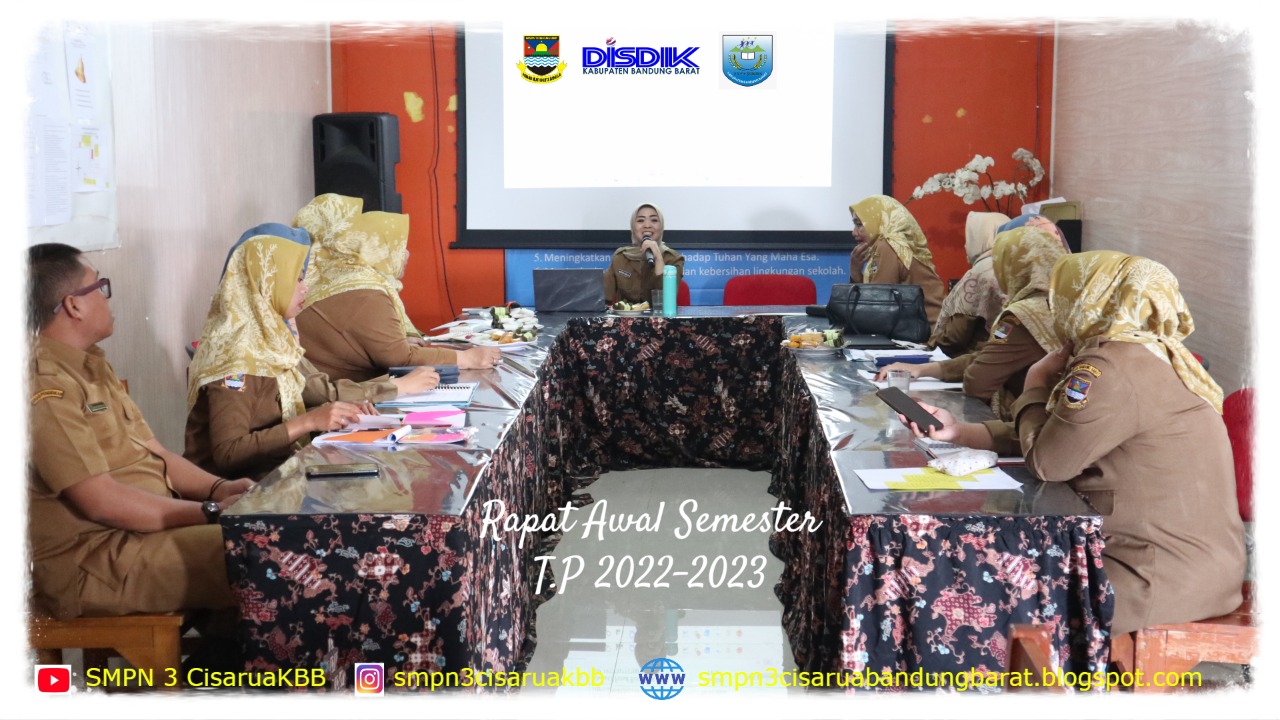 Awali Semester Genap SMPN 3 Cisarua Gelar Upacara dan Rapat Dinas ...